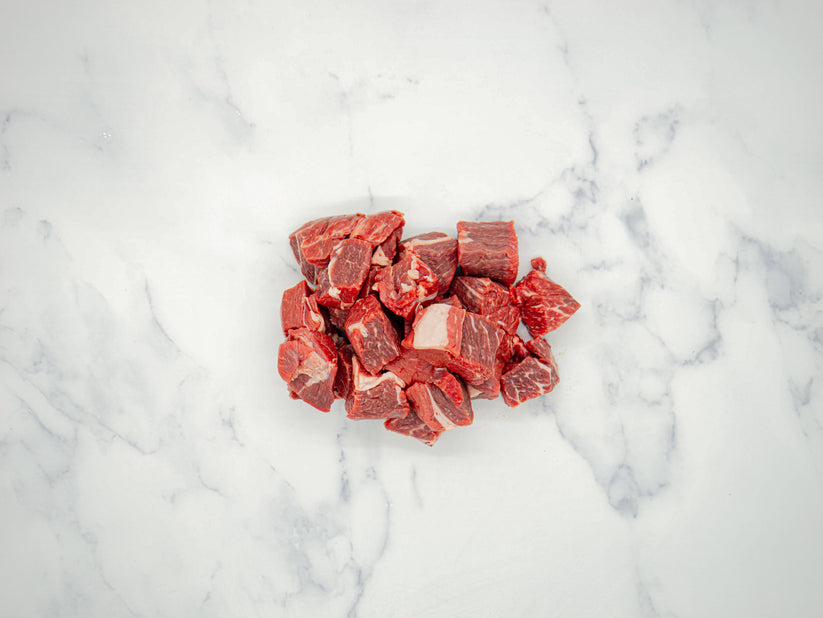 Premium Angus Diced Chuck Steak – Bresnahan's Butchers & Fine Foods